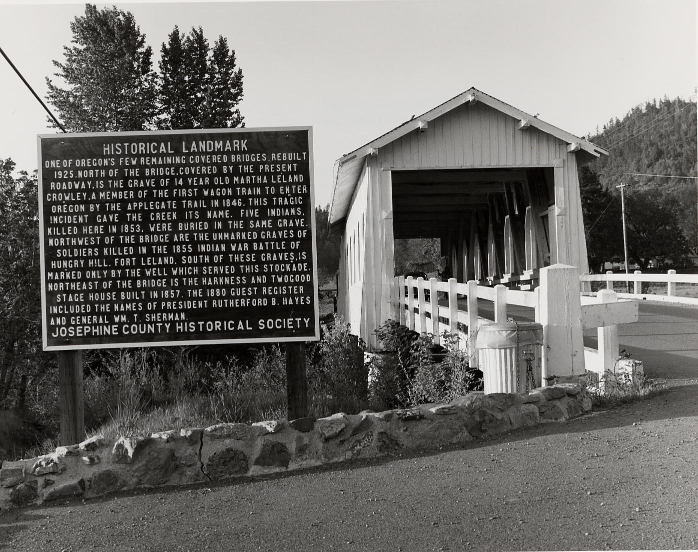 Locations Hub - Grave Creek Covered Bridge - Grants Pass